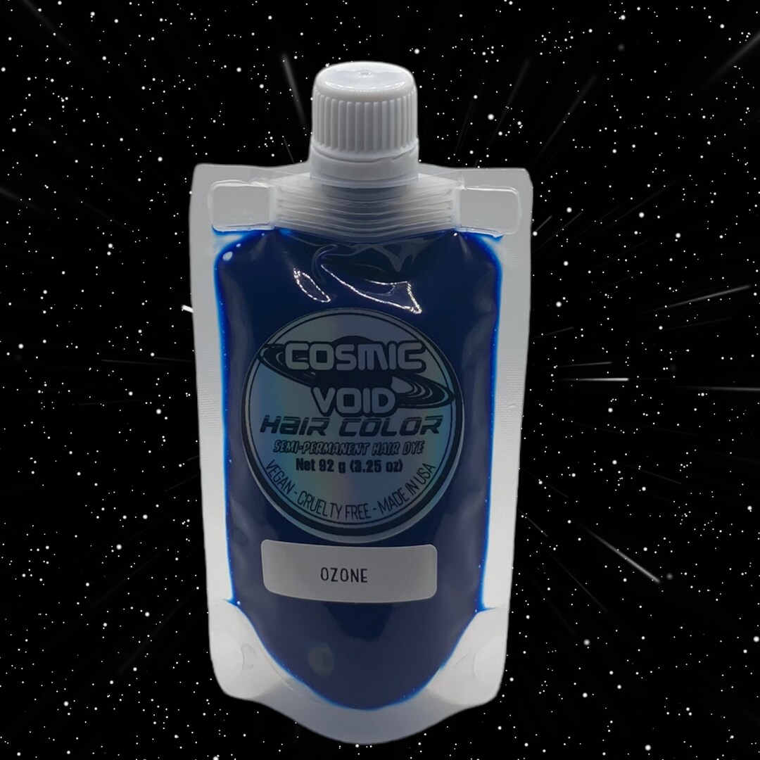 Cosmic Void Hair Color Semi Permanent Hair Dye Ozone Blue Vegan Cruelty ...