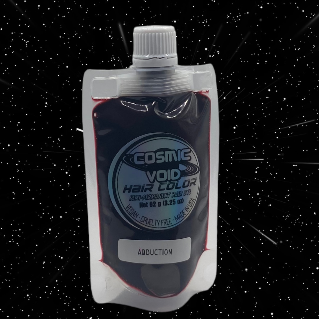 Cosmic Void Hair Color Semi Permanent Hair Dye Abduction Burgundy Vegan ...