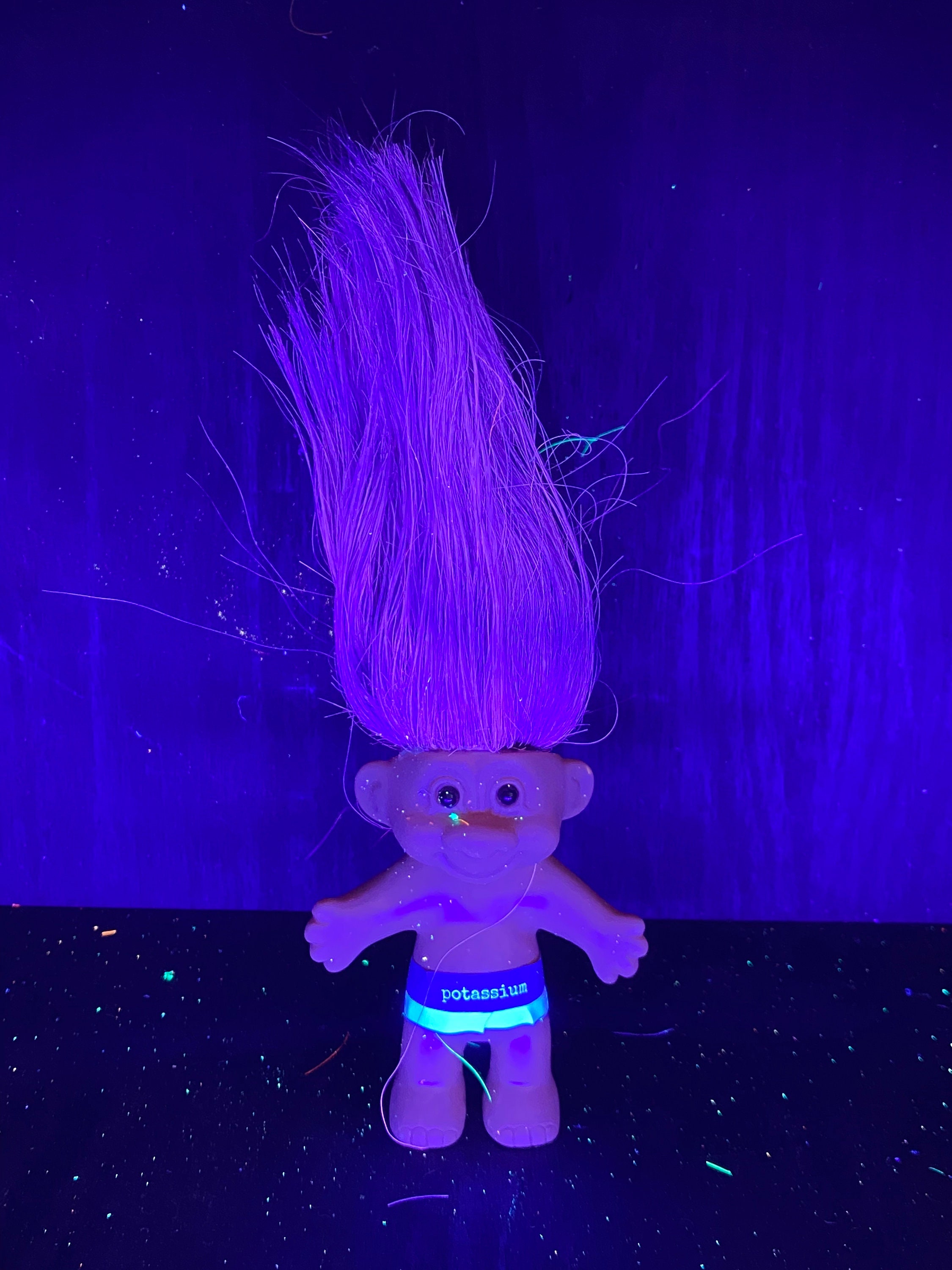 Cosmic Void Hair Color Semi Permanent UV REACTIVE Potassium Hot Purple ...