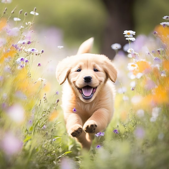 Frolicking Through A Field