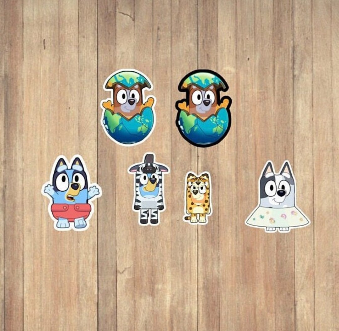 Bluey Vinyl Sticker - Etsy