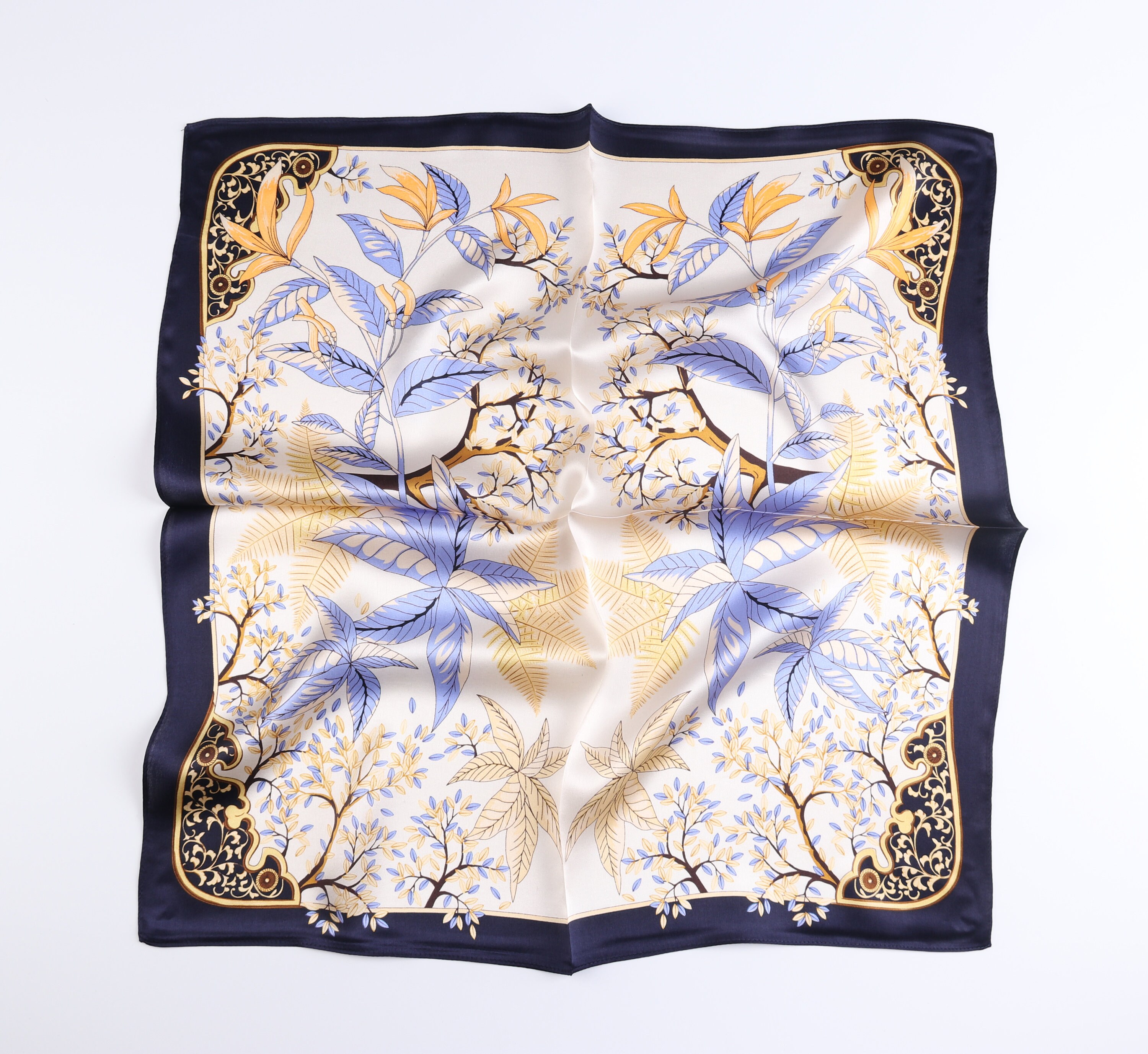 100% Silk Scarf, Pure Silk Scarf, Small Silk Square Scarf, Neck Scarf ...