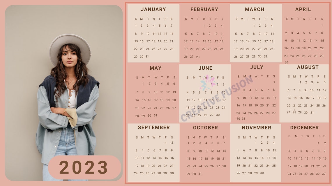 Tongan Monthly Calendar 2023 | Purple Green Tropical Orchid 2023 ...