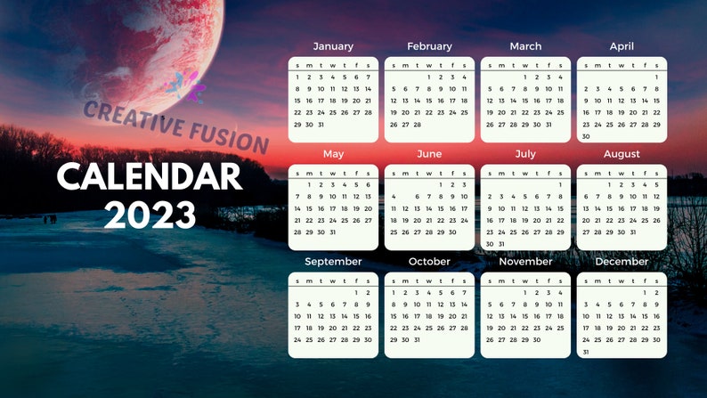 Tongan Monthly Calendar 2023 | Purple Green Tropical Orchid 2023 ...