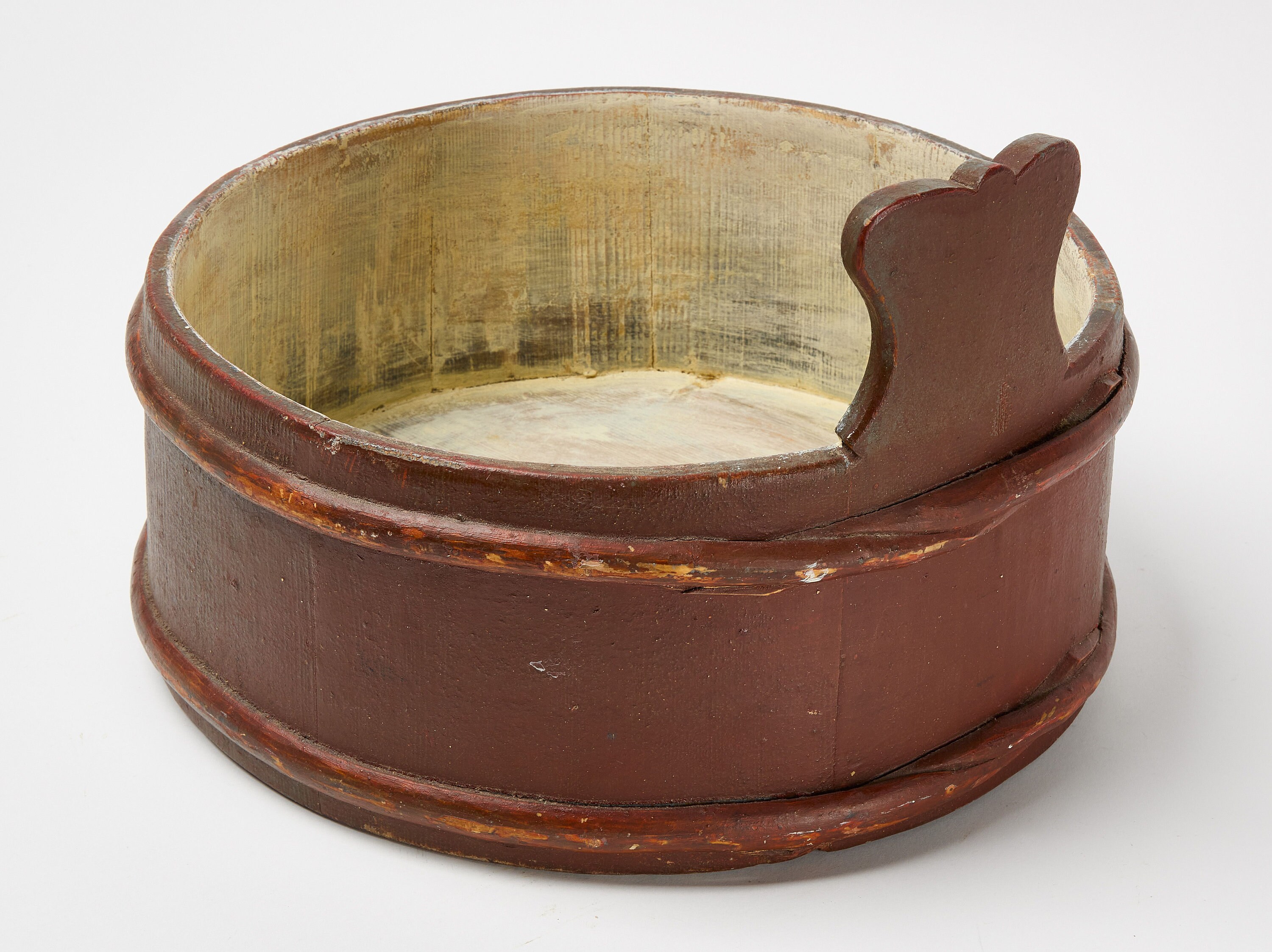 Antique 19th Century Heart Handled Treen Bucket - Etsy