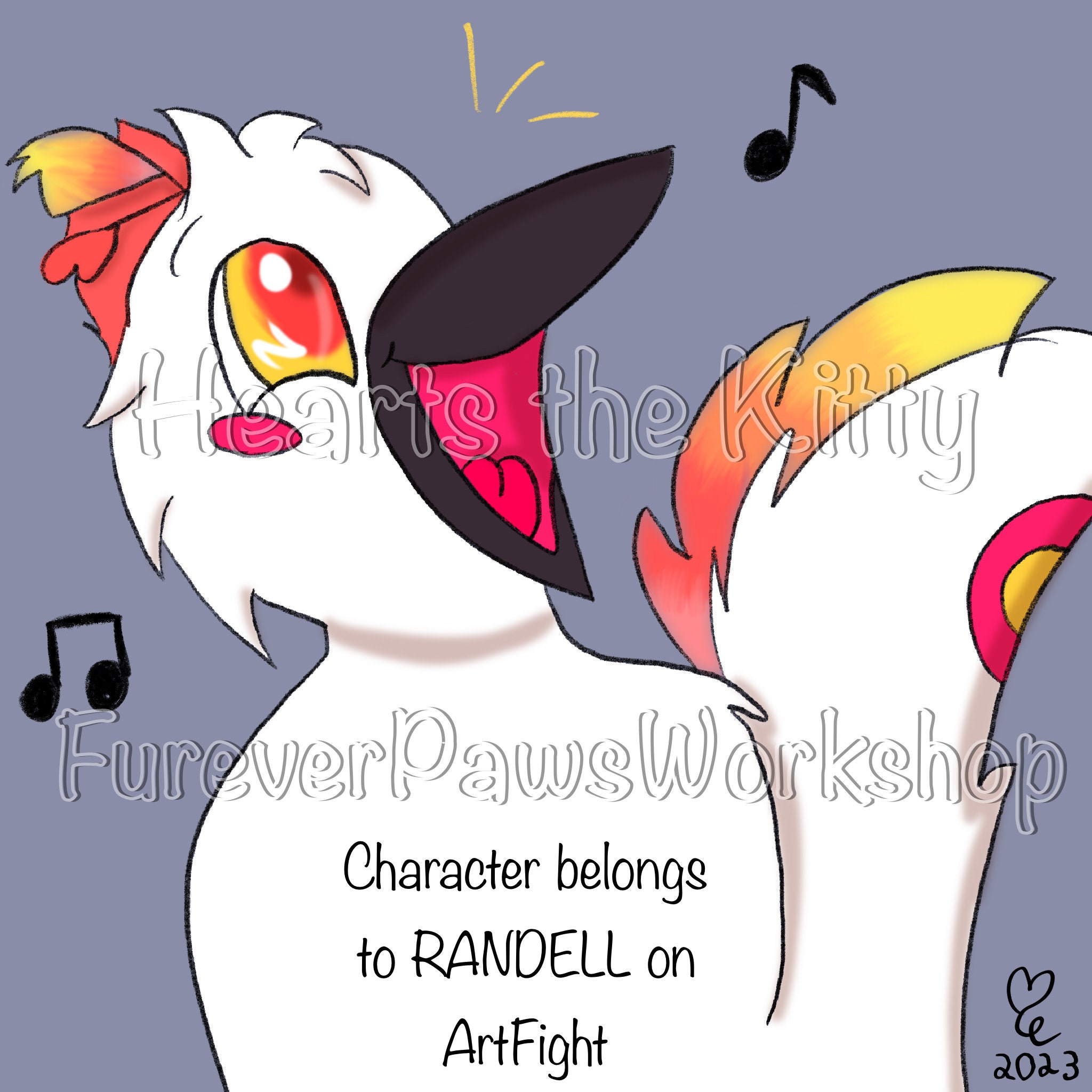 Digital Furry Art Commissions by Hearts the Kitty HALFBODY - Etsy