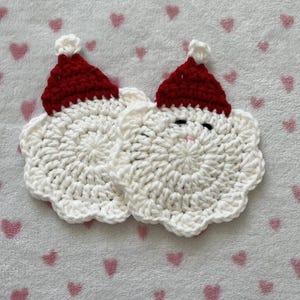 Crochet Pattern - Santa Coaster - Etsy