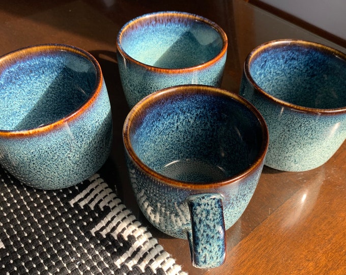 Discontinued Set of Four 10 Fl Oz IKEA OF SWEDEN “gladelig” Speckled ...