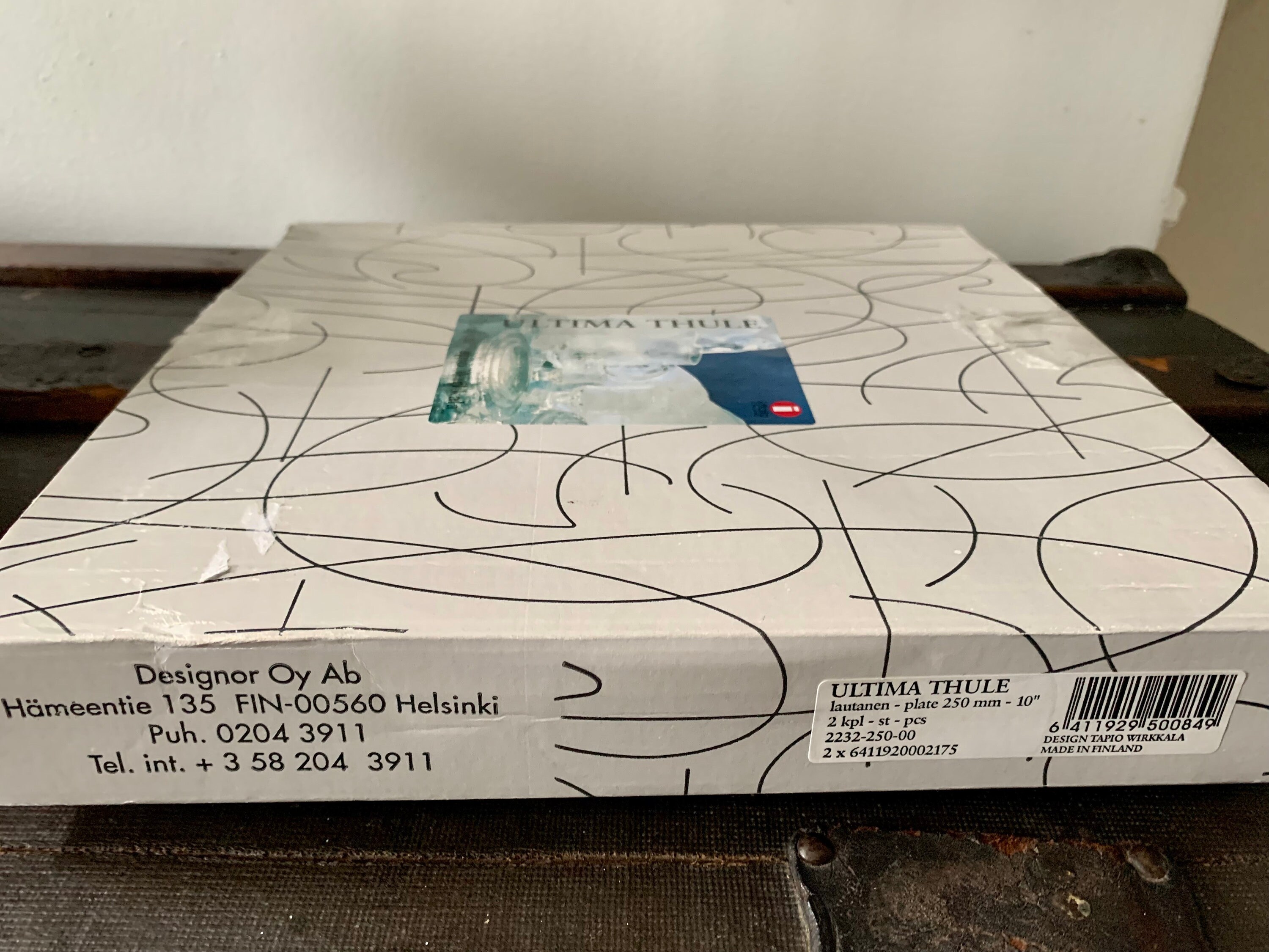 In Original Box W/labels Intact Two new IITTALA Ultima Thule 10 ...