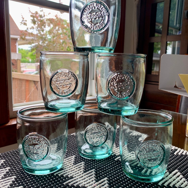 Recycled Glassware - Etsy