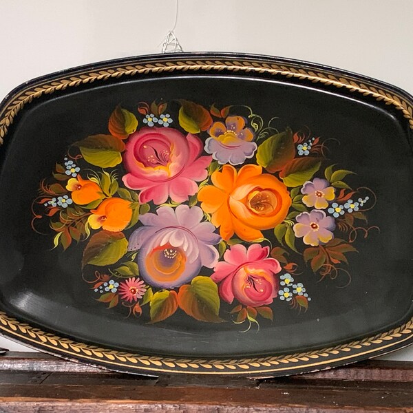 Russian Metal Tray - Etsy