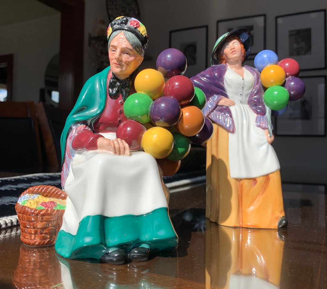 Sold Individually Retired, Vibrant ROYAL DOULTON Figurines “balloon ...