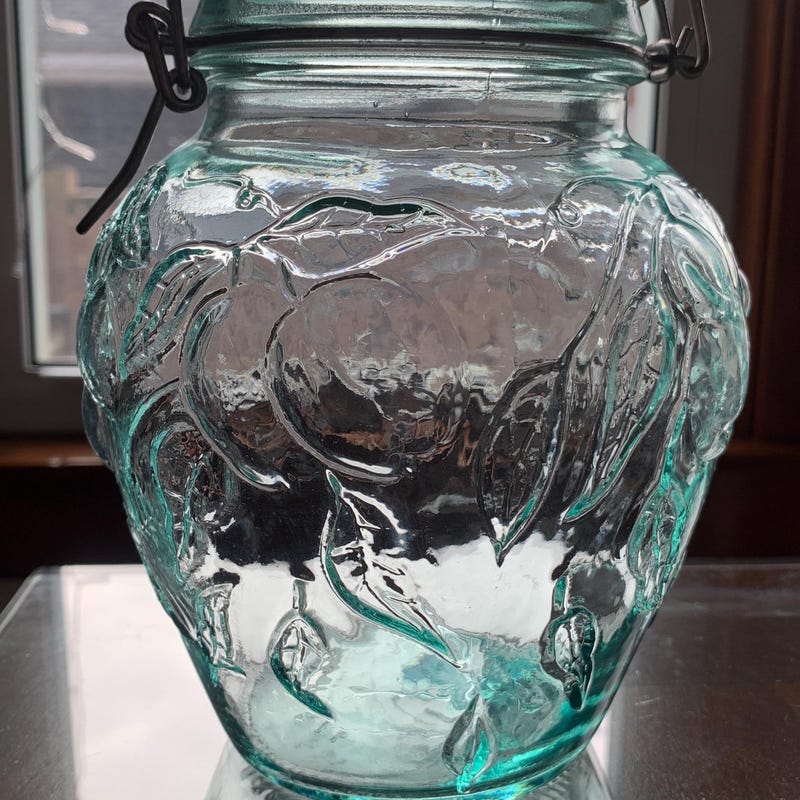Italian Glass Jar - Etsy Australia