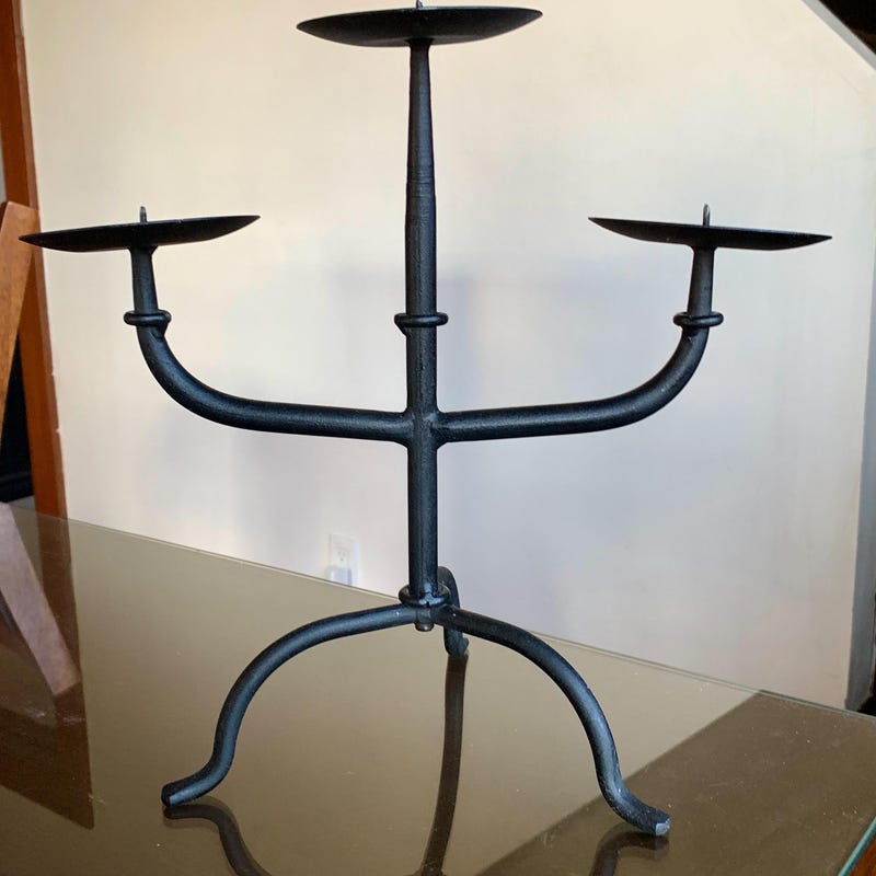 Hand Forged Candelabra - Etsy