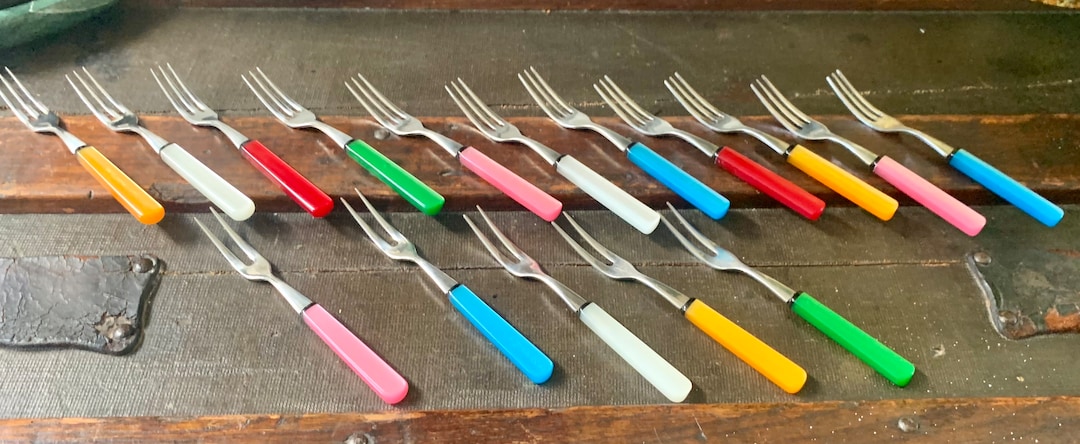 Vintage German 4.5” SOLINGEN Rostfrei Cocktail/appetizer Forks W ...