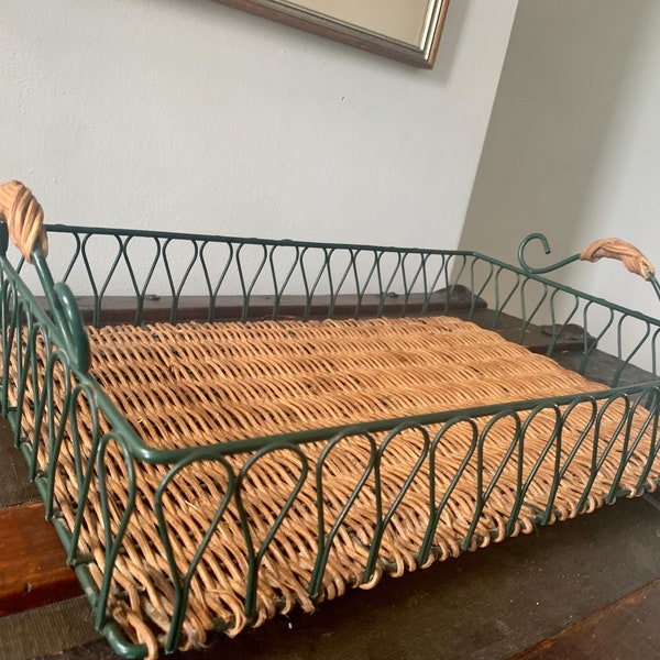 Wicker Tray - Etsy