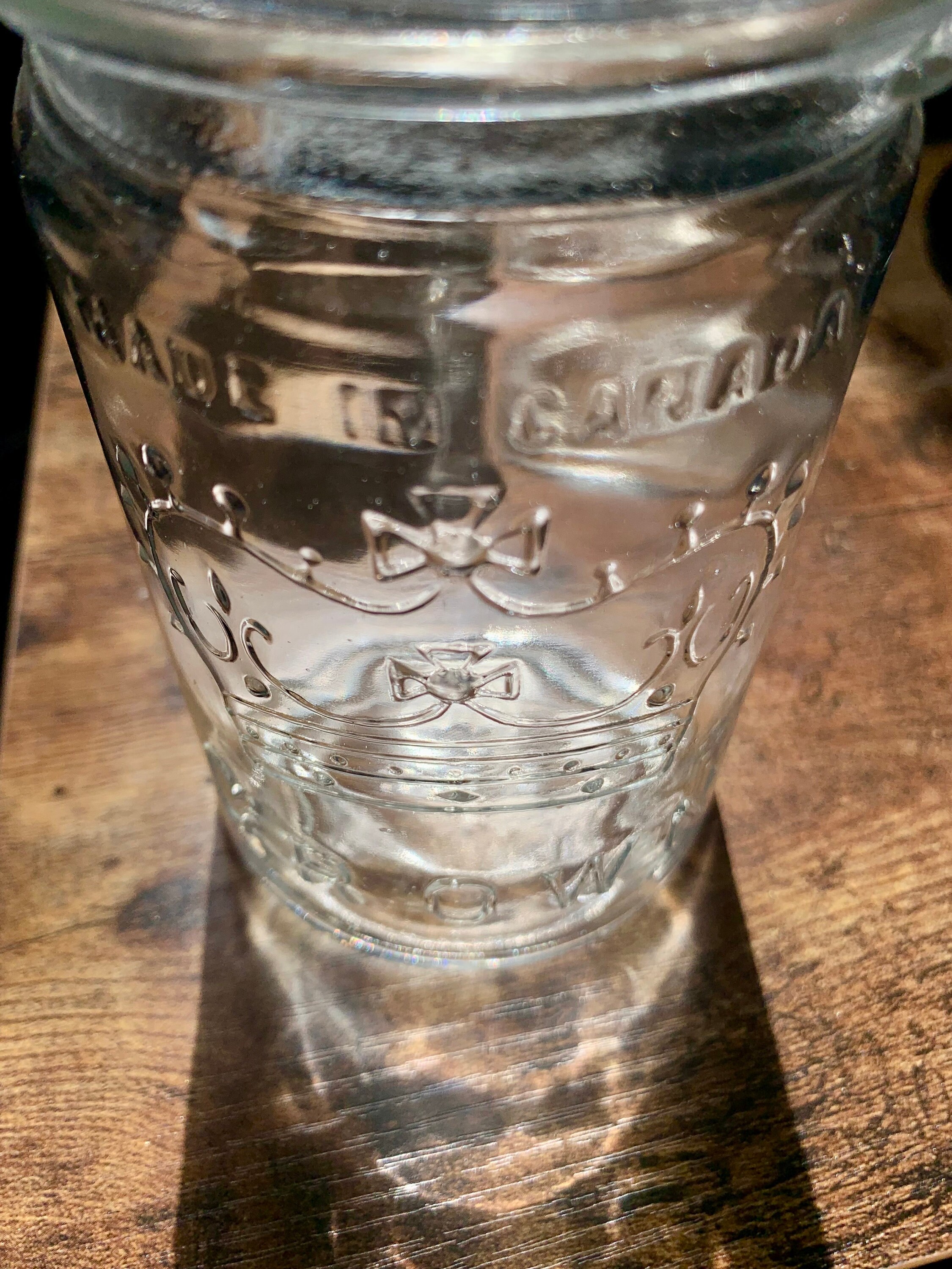Vintage 1932 CROWN Midget/pint Wide Mouth Glass Mason/canning Jar W ...