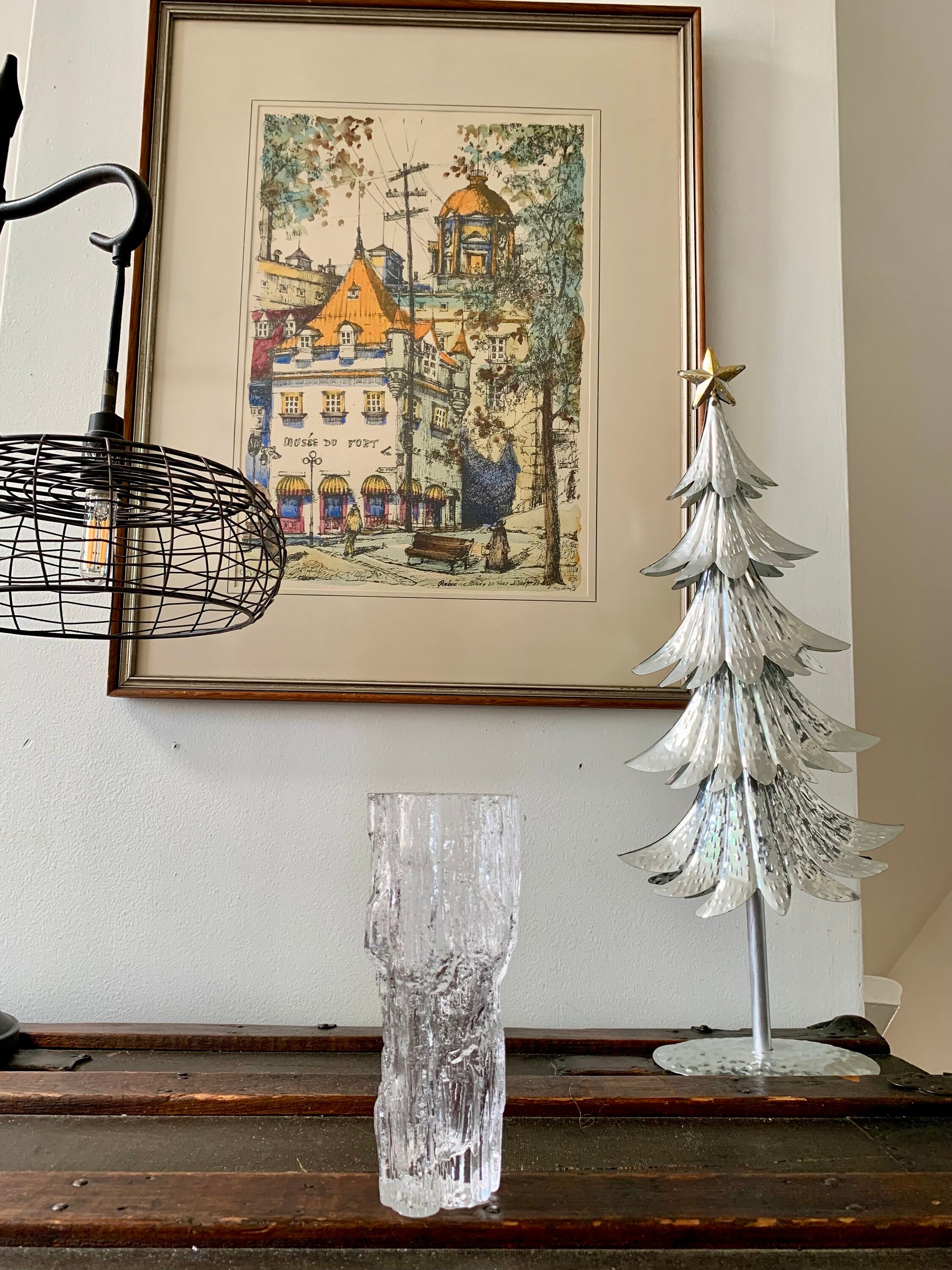 Vintage 7 Textured Blown Textured Ice/bark Glass avena 3429 Vase by ...