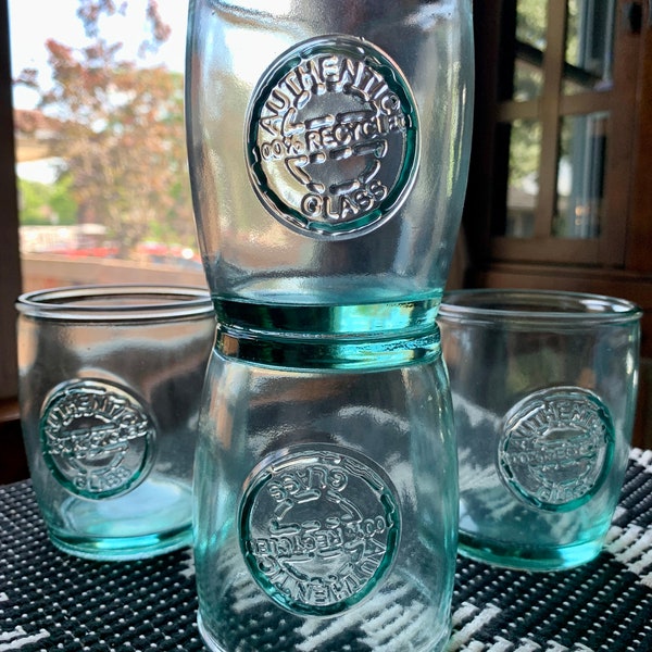Recycled Glassware - Etsy