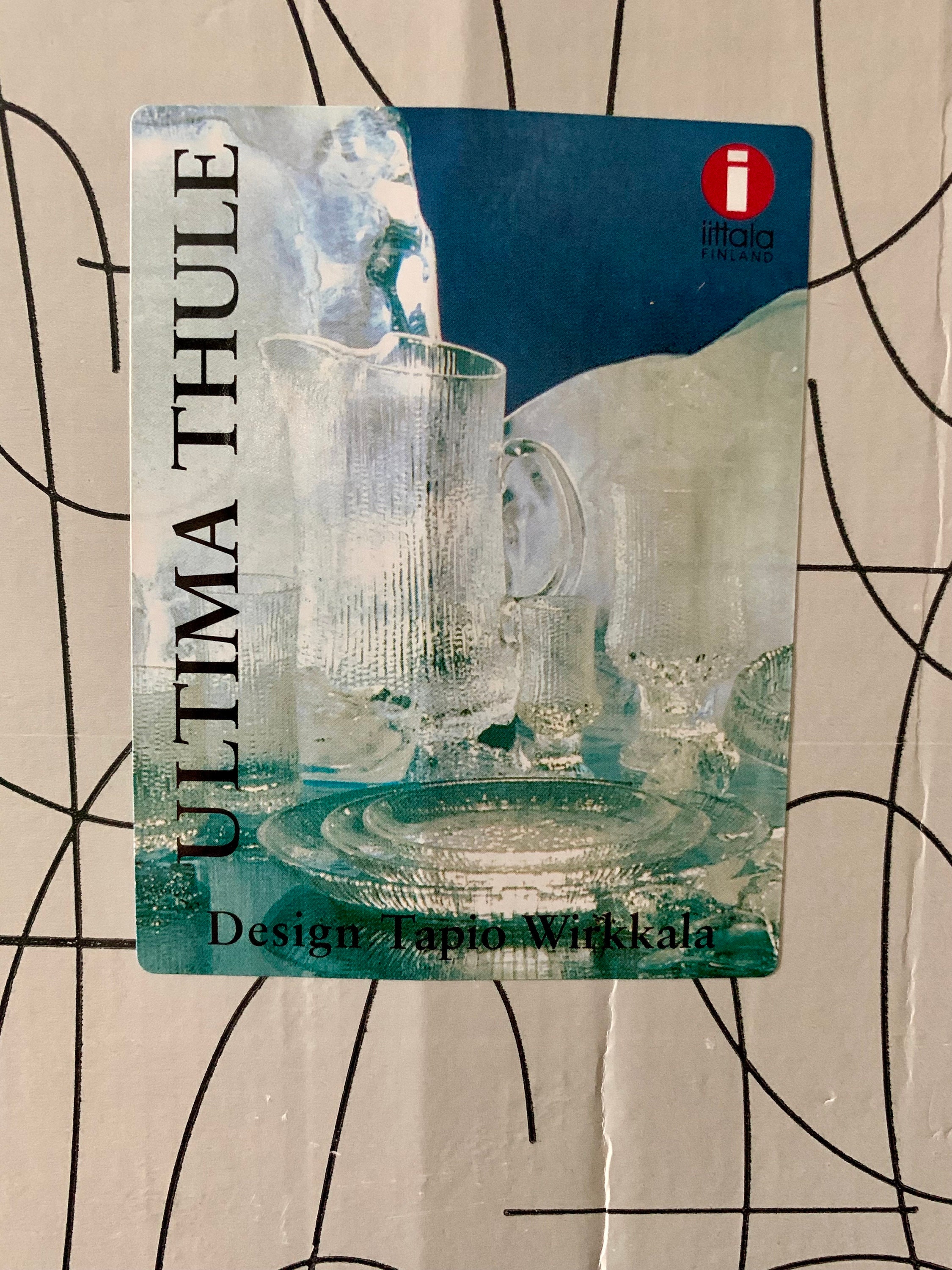 In Original Box W/labels Intact Two new IITTALA Ultima Thule 10 ...