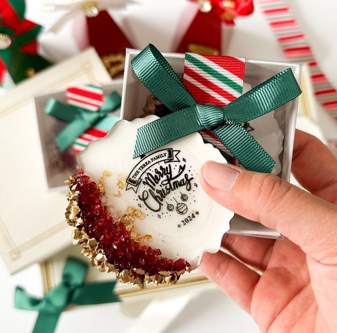 Personalized Christmas Favors Merry Christmas Gift Box 2024 - Etsy