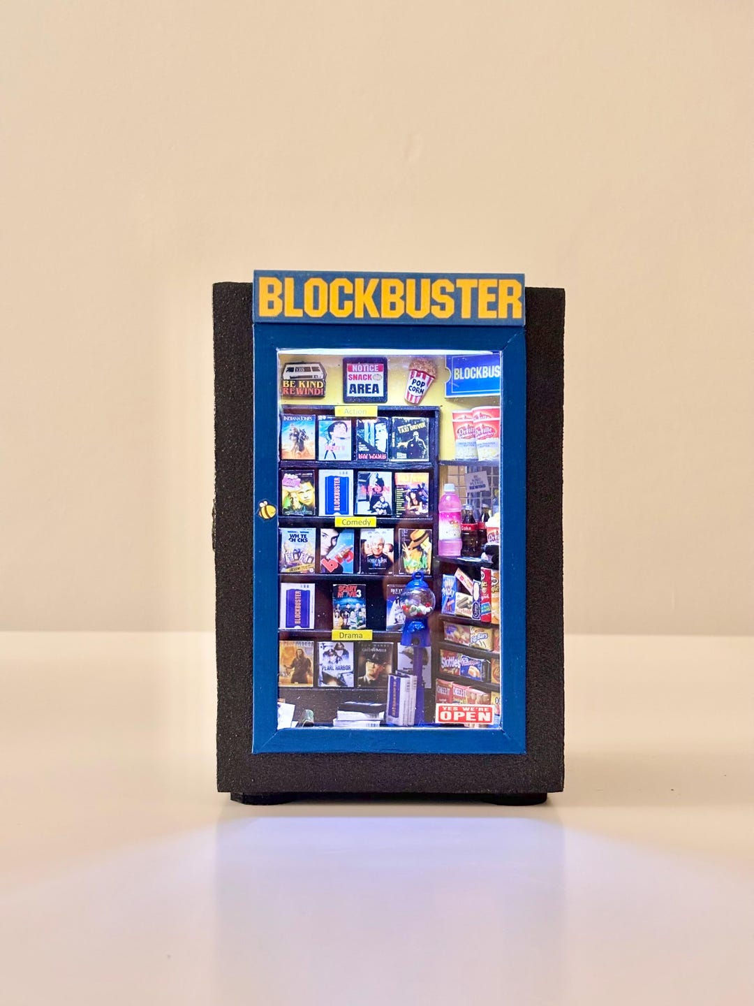 Blockbuster Video Rental Store (large Window) Shadowbox, Diorama ...