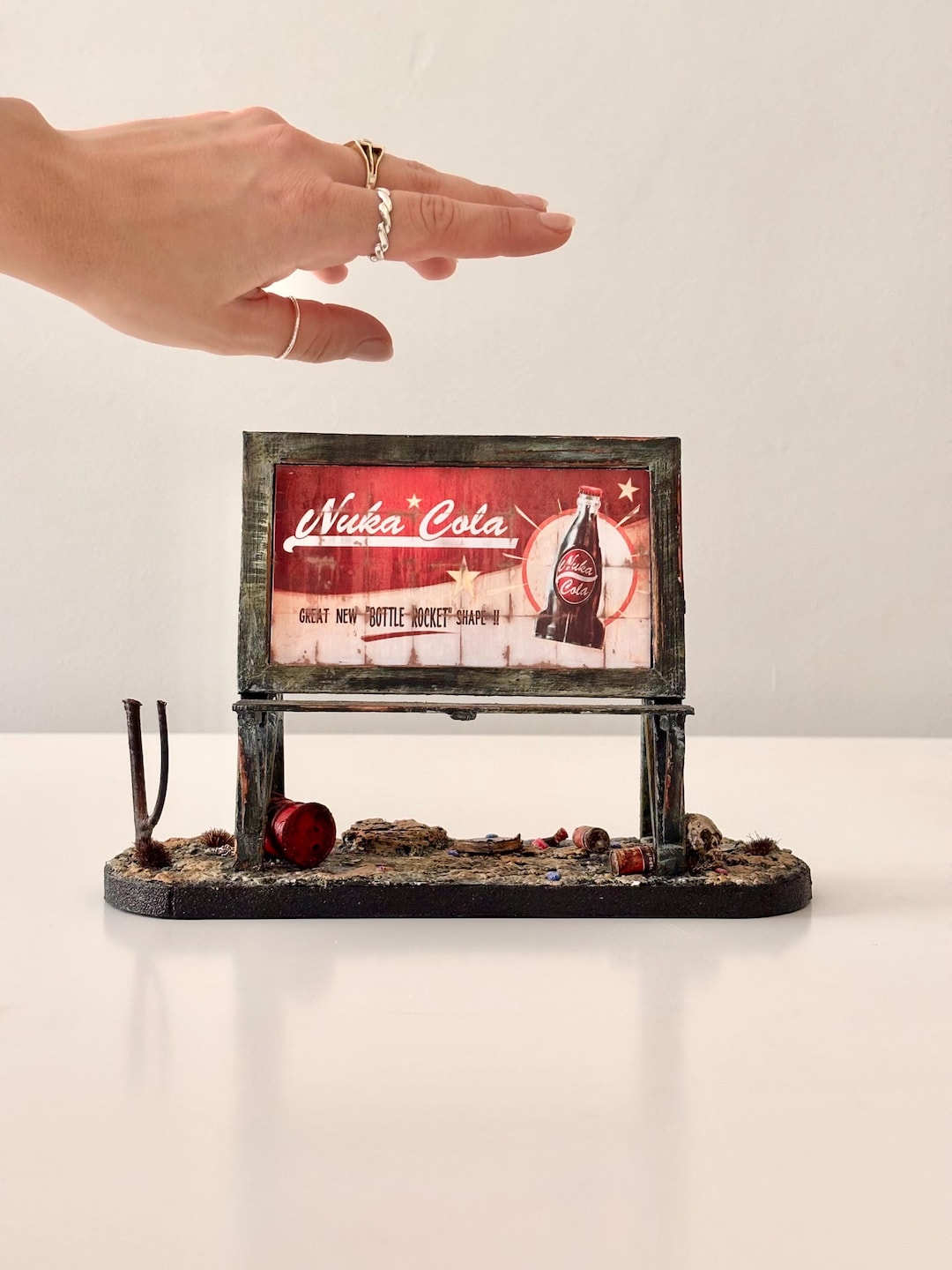 Fallout Nuka Cola Billboard Diorama, Handmade, Post-apocalyptic ...