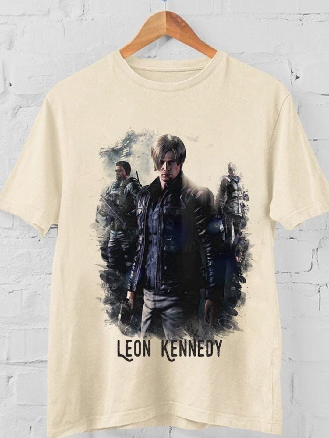 Resident Evil 4 Chibi Leon S. Kennedy Shirt Horror Game - Etsy