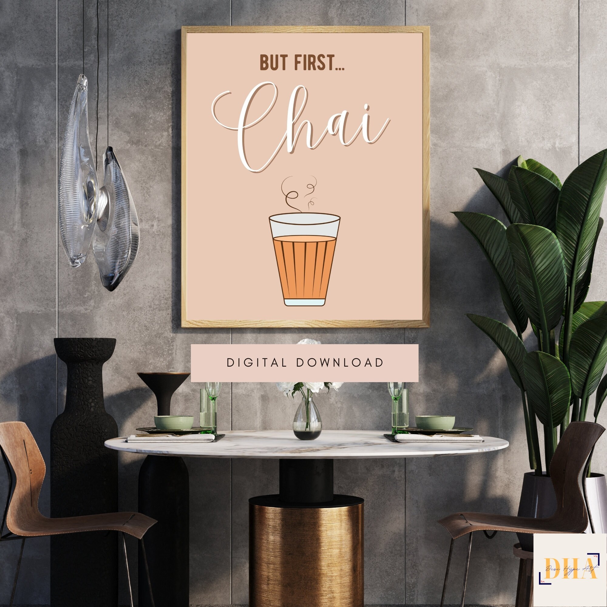 But First...chai | Chai Lovers | Desi Wall Art | Digital Downloads ...