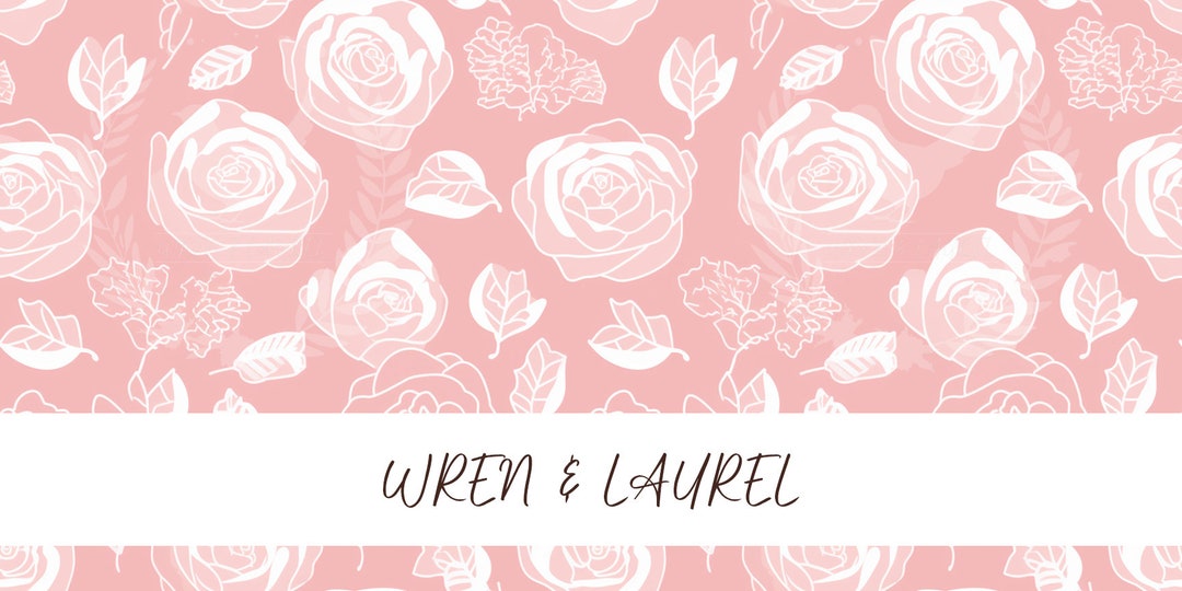 Pink Floral Rose Seamless Pattern, Floral Pattern for Commercial Use ...