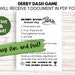 DERBY Game FUN for Kids - Task Cards for Classroom or Home Use ...