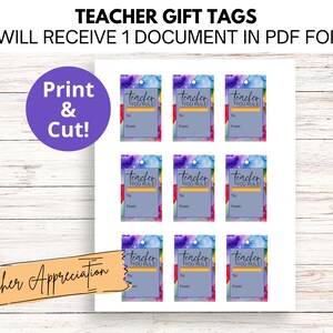 Teacher Gift Tags You Rule Printable Digital Download Teacher ...