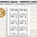 Kindness Cards - Kindness Squad - Random Acts of Kindness - SEL - Anti ...
