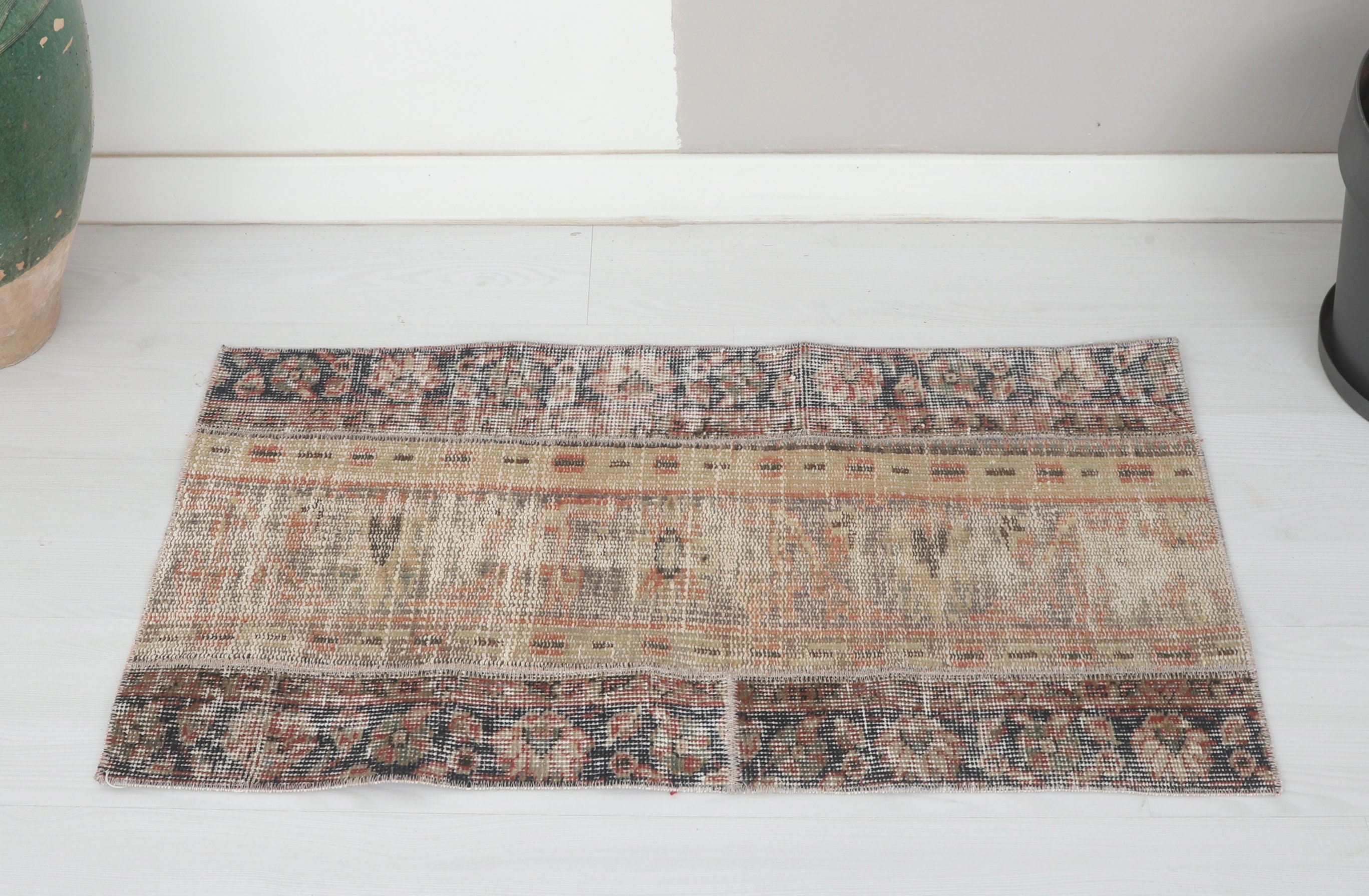 Retro Small Turkish Rug, 2x3 Kitchen Rug, Vintage Home Decoration ...