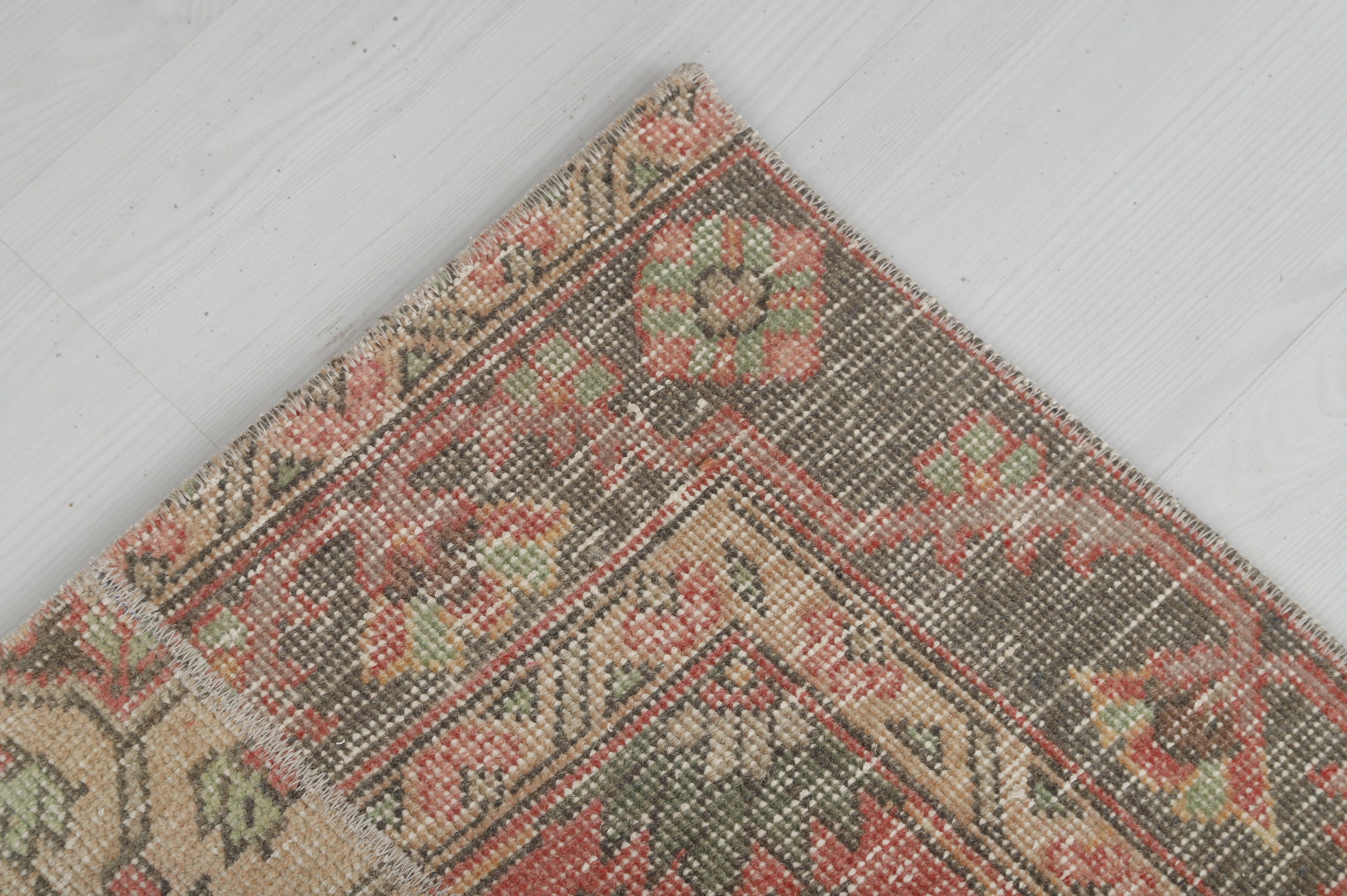 2x5 Unique Rug, Colorful Small Runner, 2x5 Turkish Rug, 2x5 Runner Rug ...