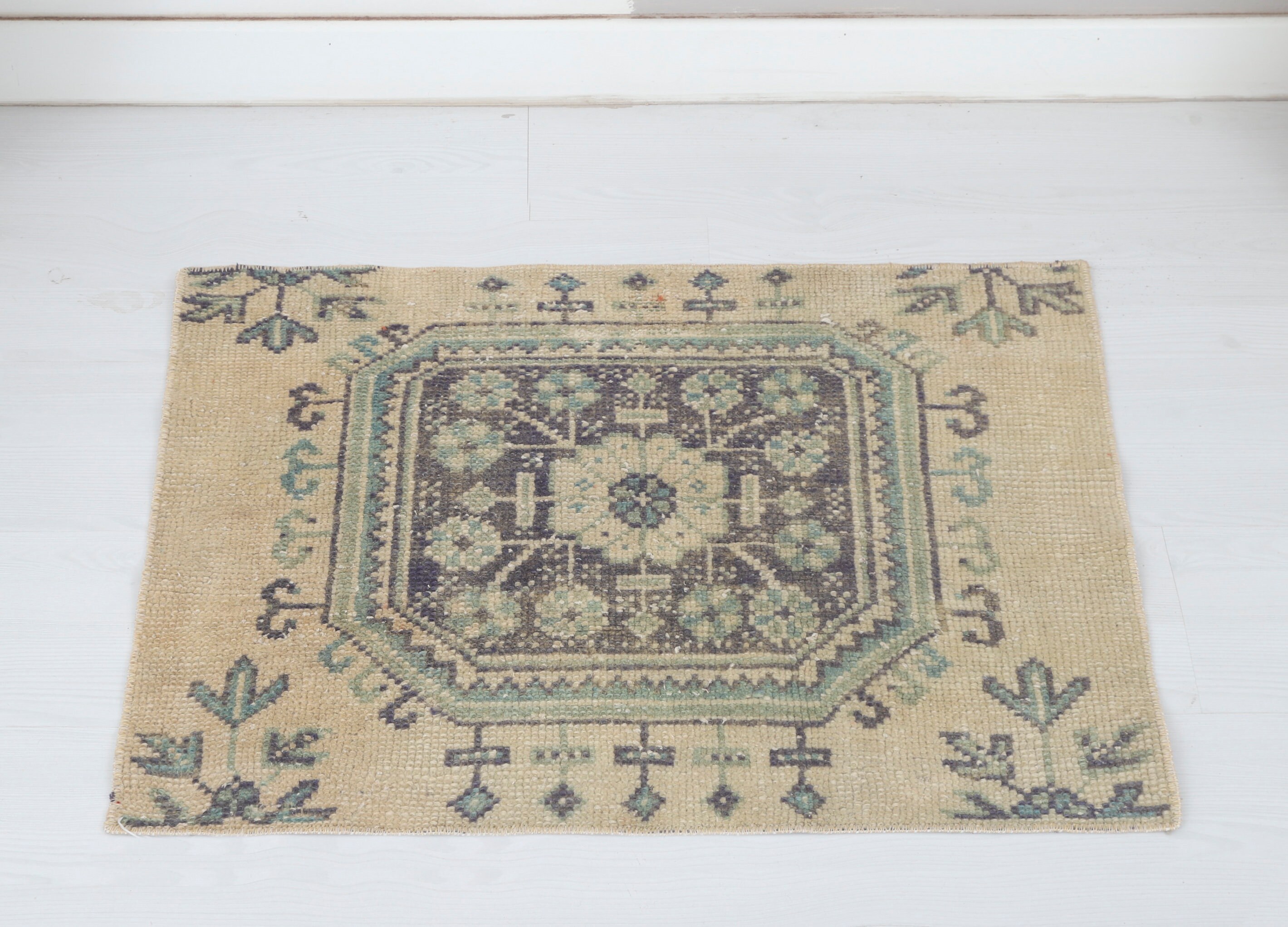 Bohemian Rug, 2x3 Oriental Rug, Turkish Mini Rug, Home Decor, 2x3 Door ...