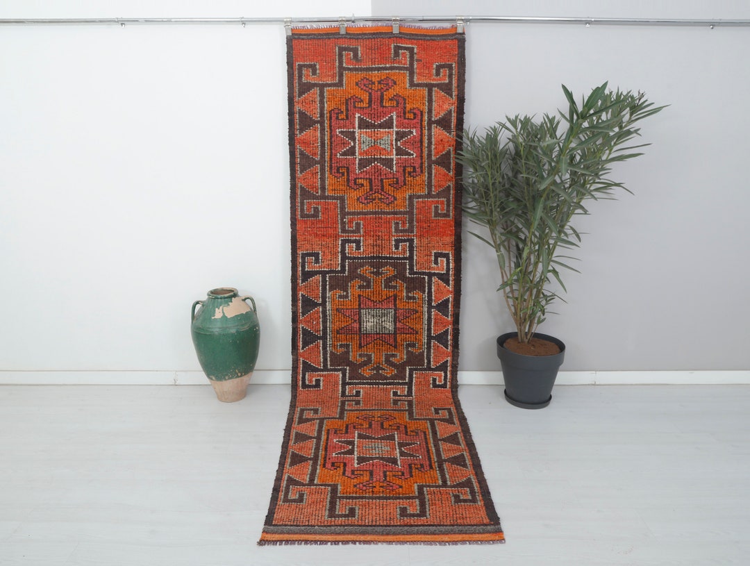 3x10 Bohemian Runner, Oriental Runner, 3x10 Vintage Runner, Antique ...