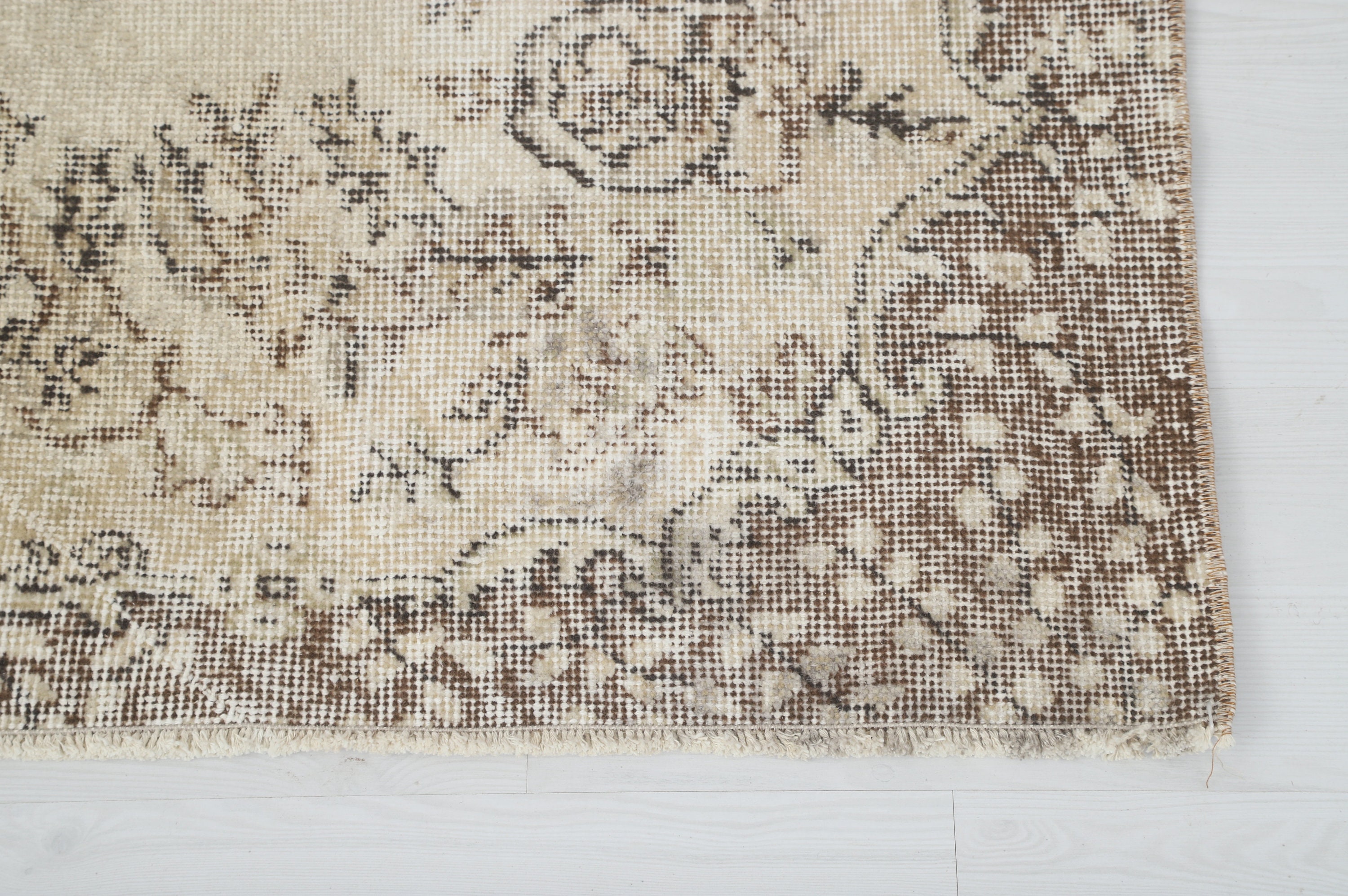 Beige Brown Rug,4x7 Natural Rug,4x7 Unique Carpet,medallion Design Rug ...