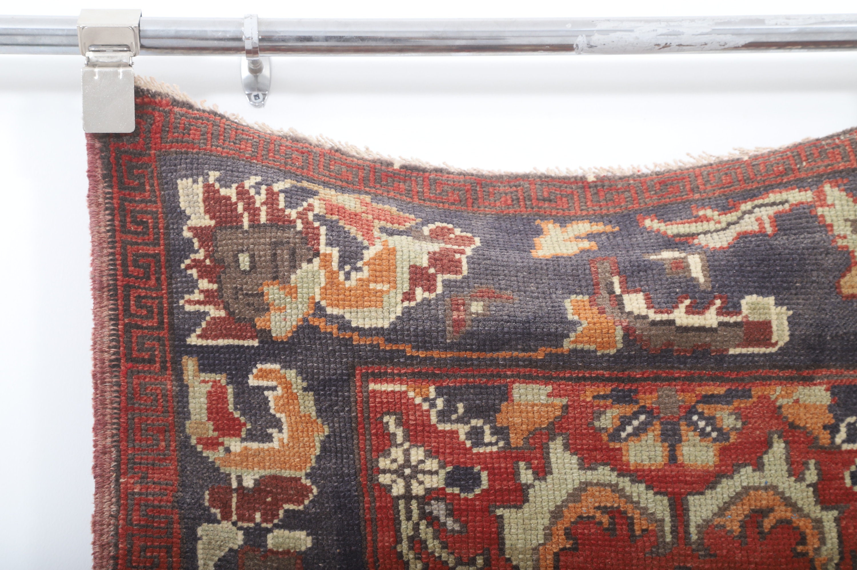 Colorful Rug, Living Room Rug, 5x9 Area Rug, Vintage Rug, 5x9 Turkish ...