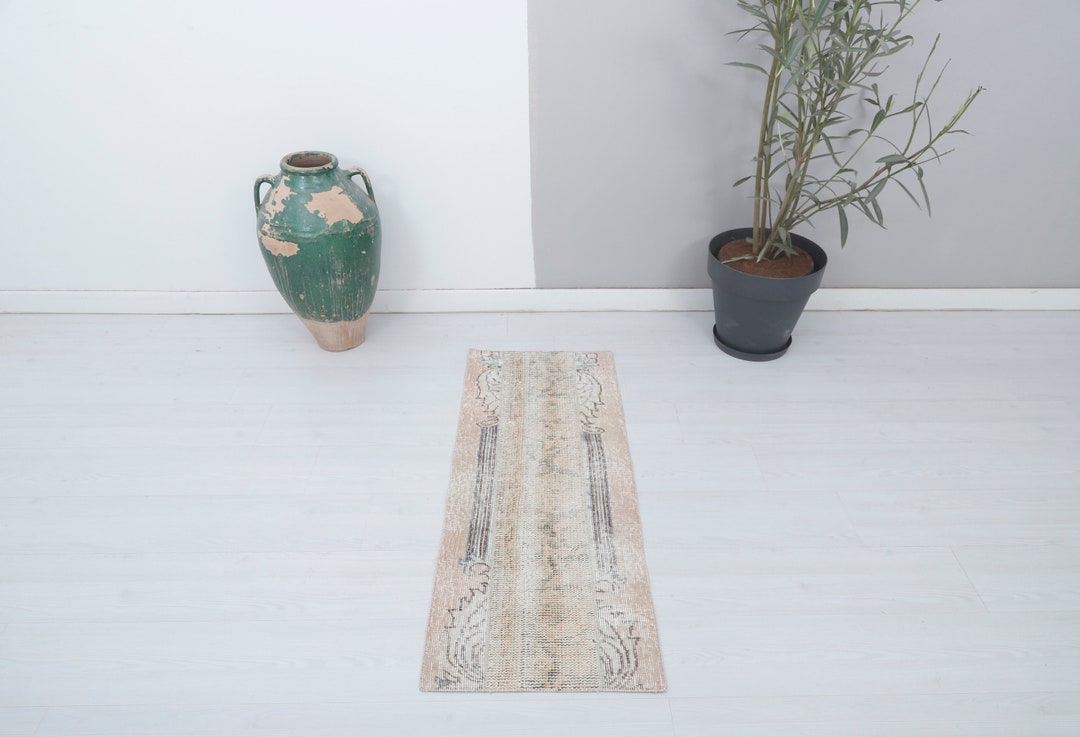 Turkey Vintage Rug, 2x4 Soft Rug, Natural Rug,faded Rug,boho Rug,living ...