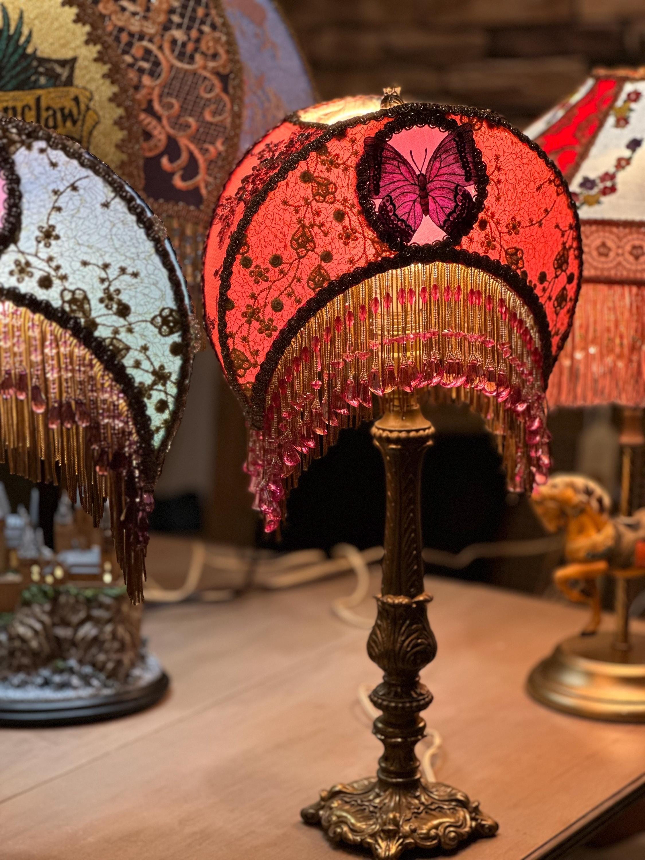Custom Handmade Lampshades | Unique Designs Using Antique Textiles ...