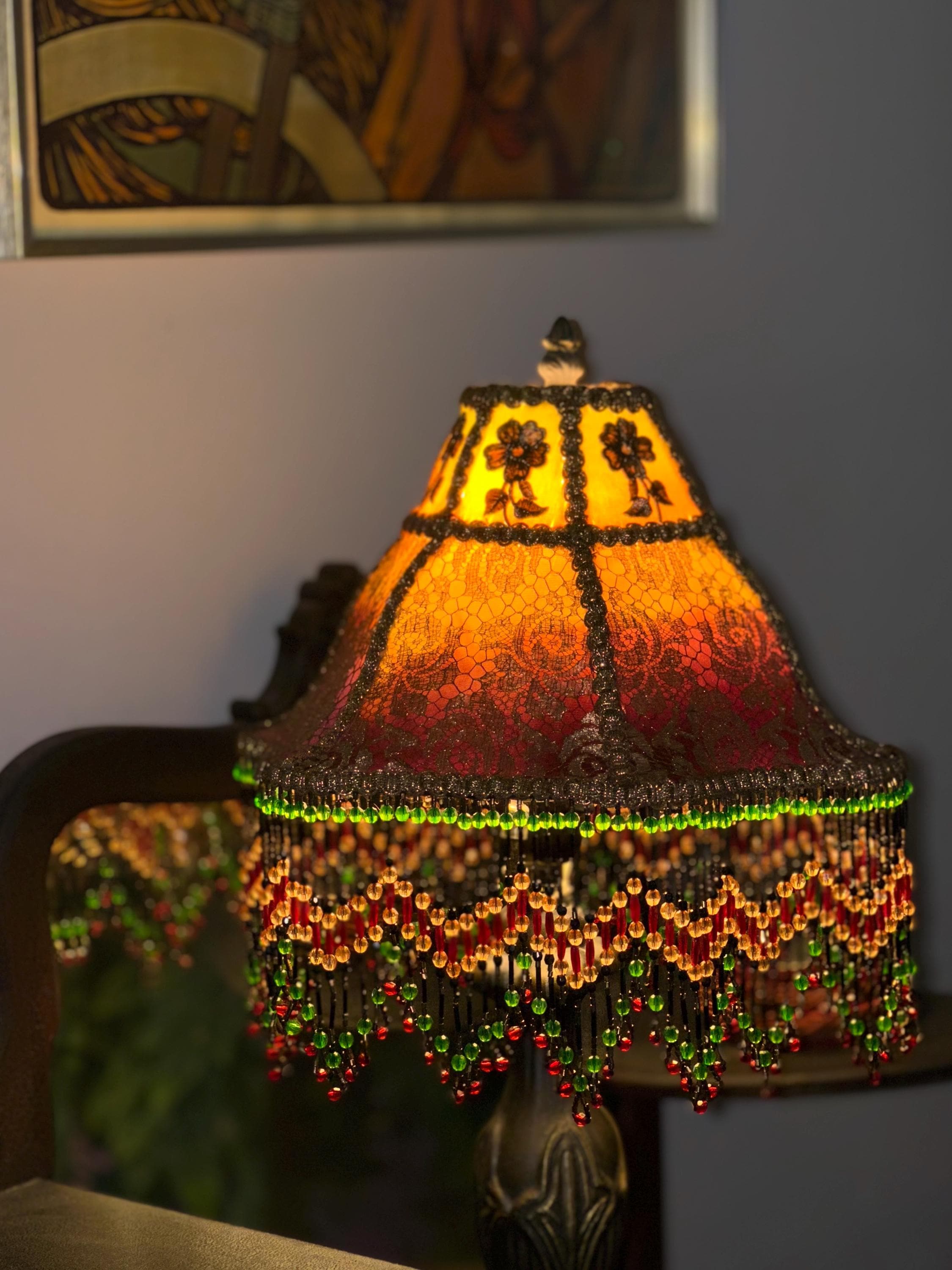 Custom Handmade Lampshades | Unique Designs Using Antique Textiles ...