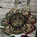 Beaded Aztec Calendar Medallion - Etsy