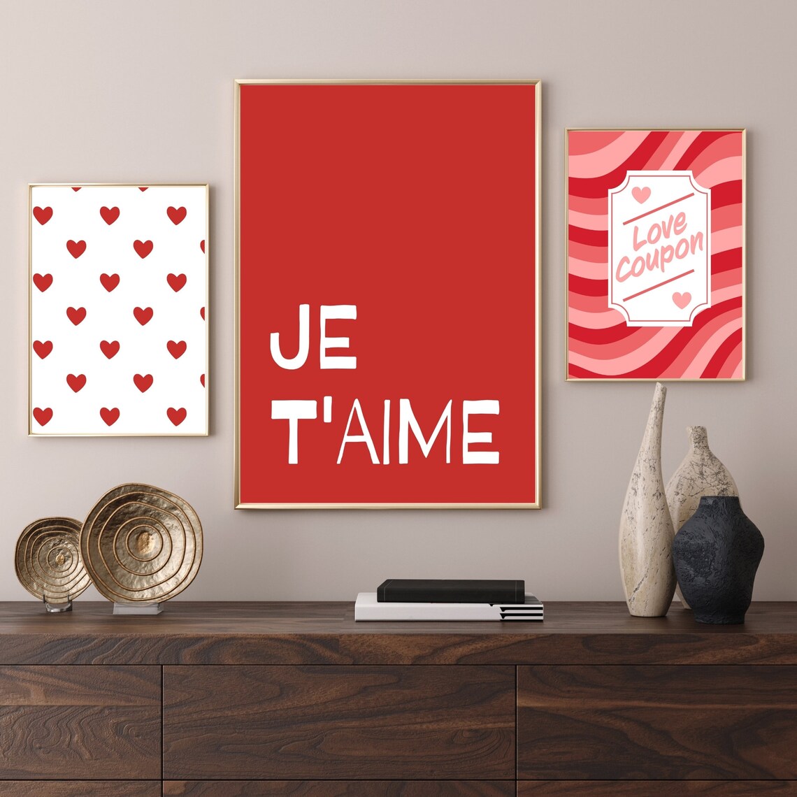 Valentines Day Gallery Wall Art Bundle Set of 8 Valentines Day Decor ...