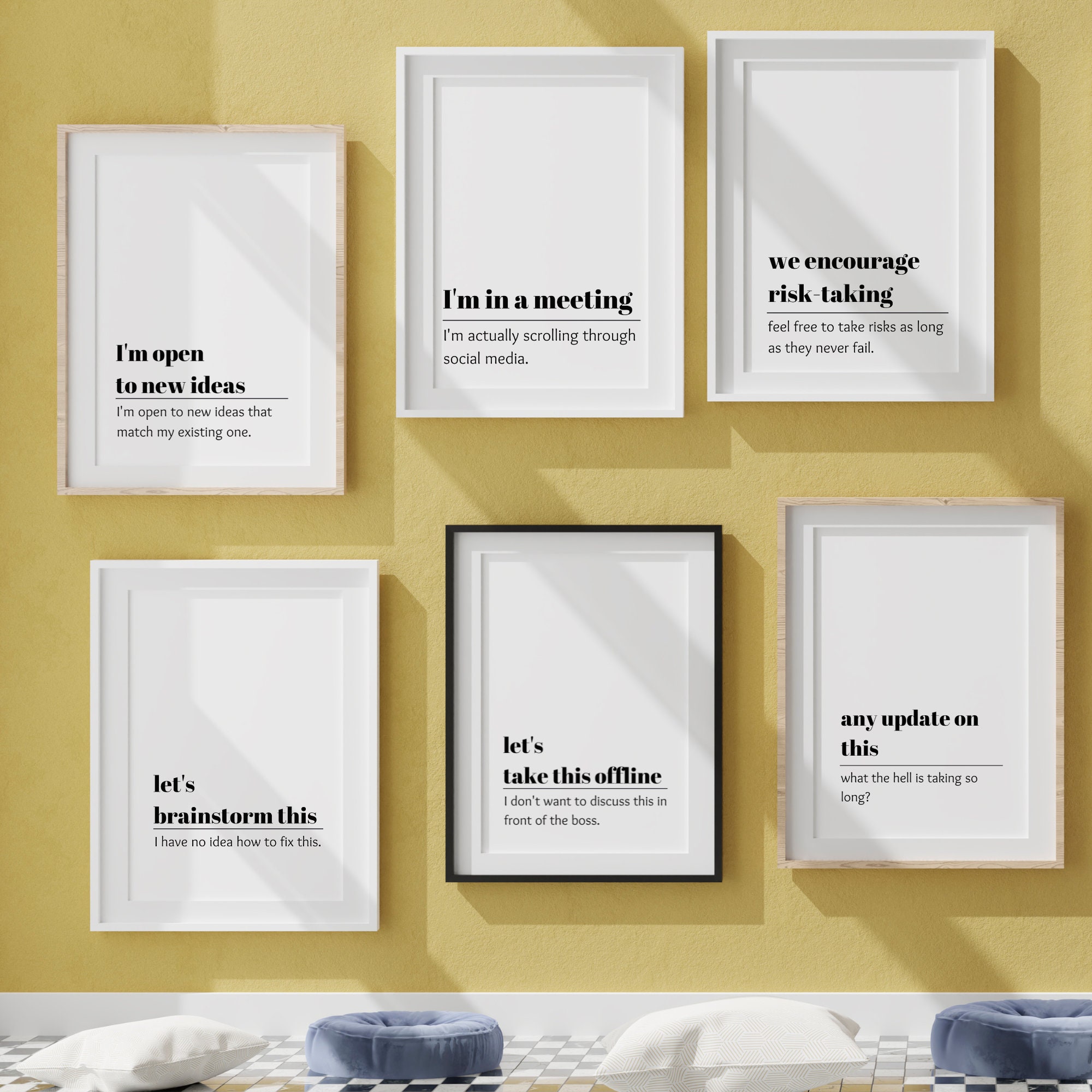 Funny Office Decor Prints Printable Office Poster Cubicle Decor Funny ...