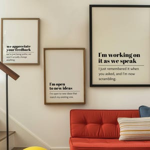 Funny Office Decor Prints Printable Office Poster Cubicle Decor Funny ...