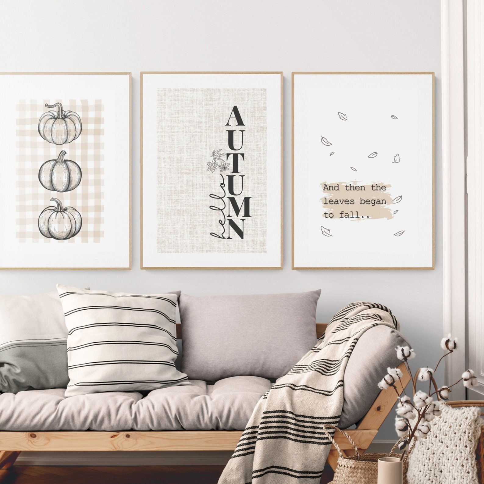 Fall Prints Autumn Decor Set of 25+ Gallery Wall Art Printable Fall ...