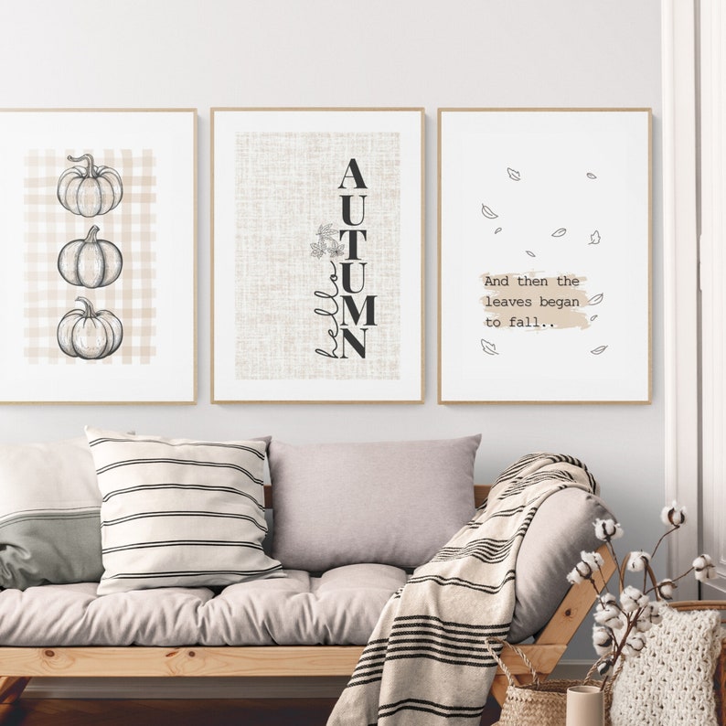 Fall Prints Autumn Decor Set of 25+ Gallery Wall Art Printable Fall ...