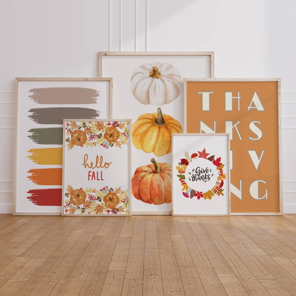 Fall Prints Autumn Decor Set of 25+ Gallery Wall Art Printable Fall ...