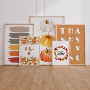 Fall Prints Autumn Decor Set of 25+ Gallery Wall Art Printable Fall ...